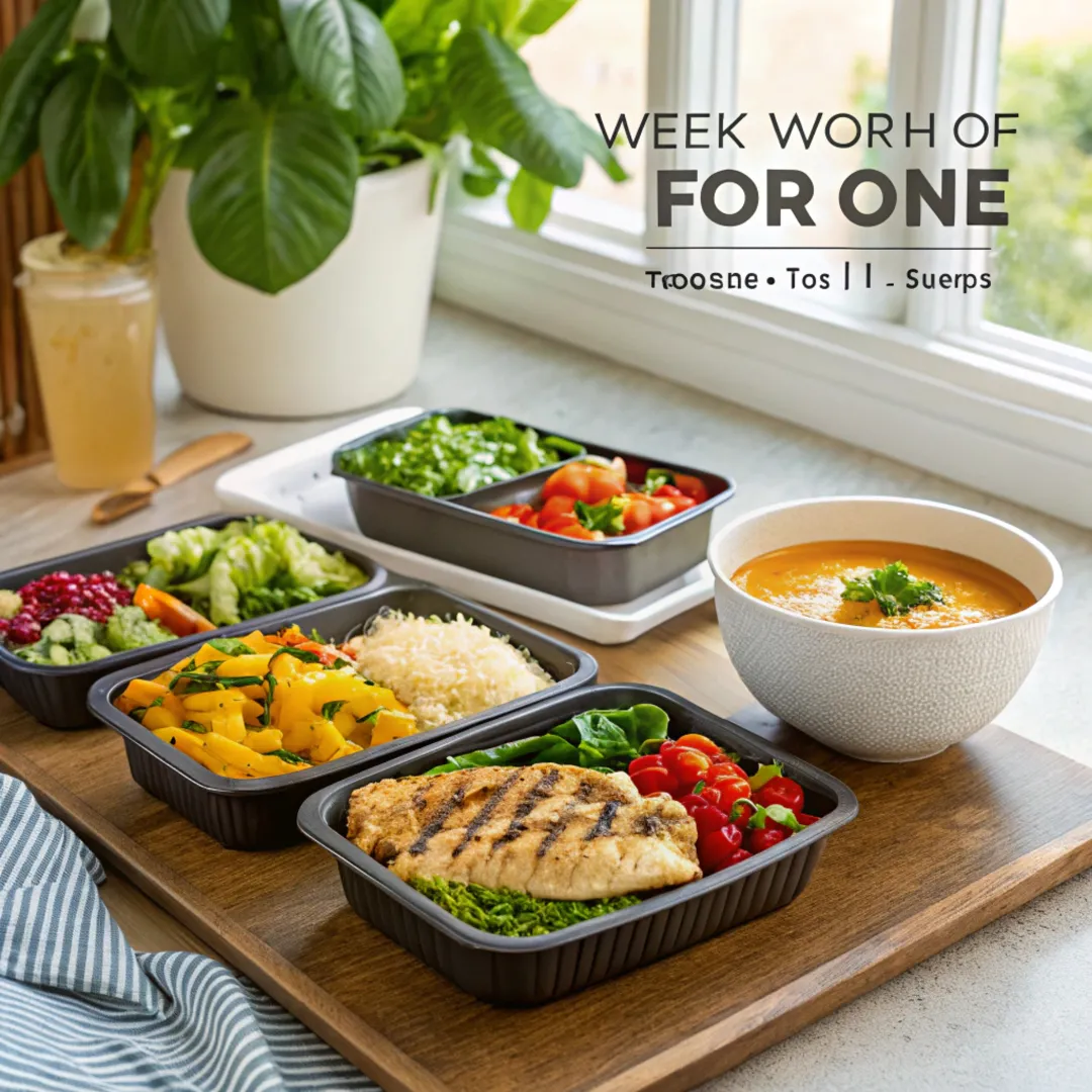 Meals for One Person for a Week: 20 Easy Meal Prep Ideas - recipesin